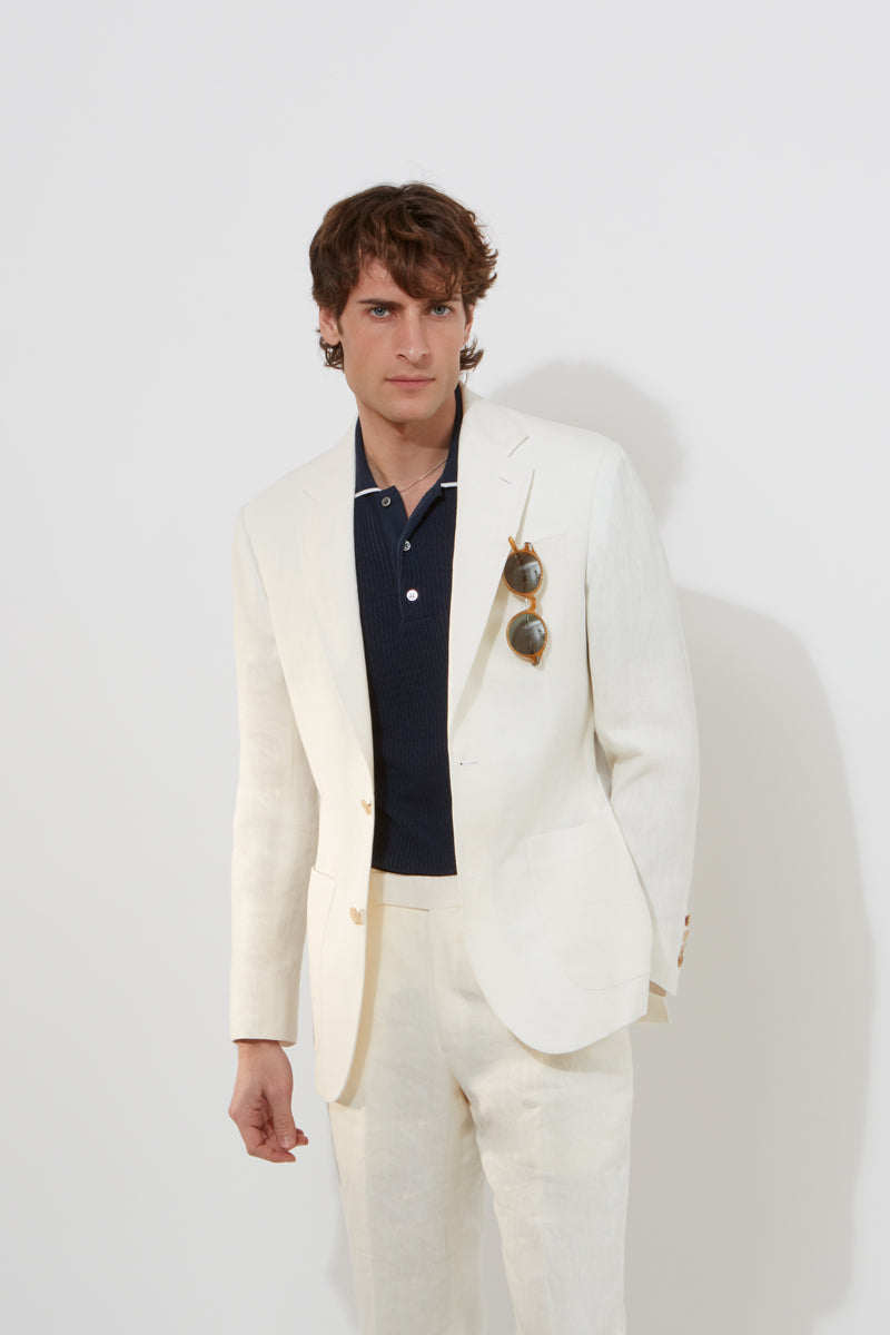 Chapman Jacket – Chalk Linen
