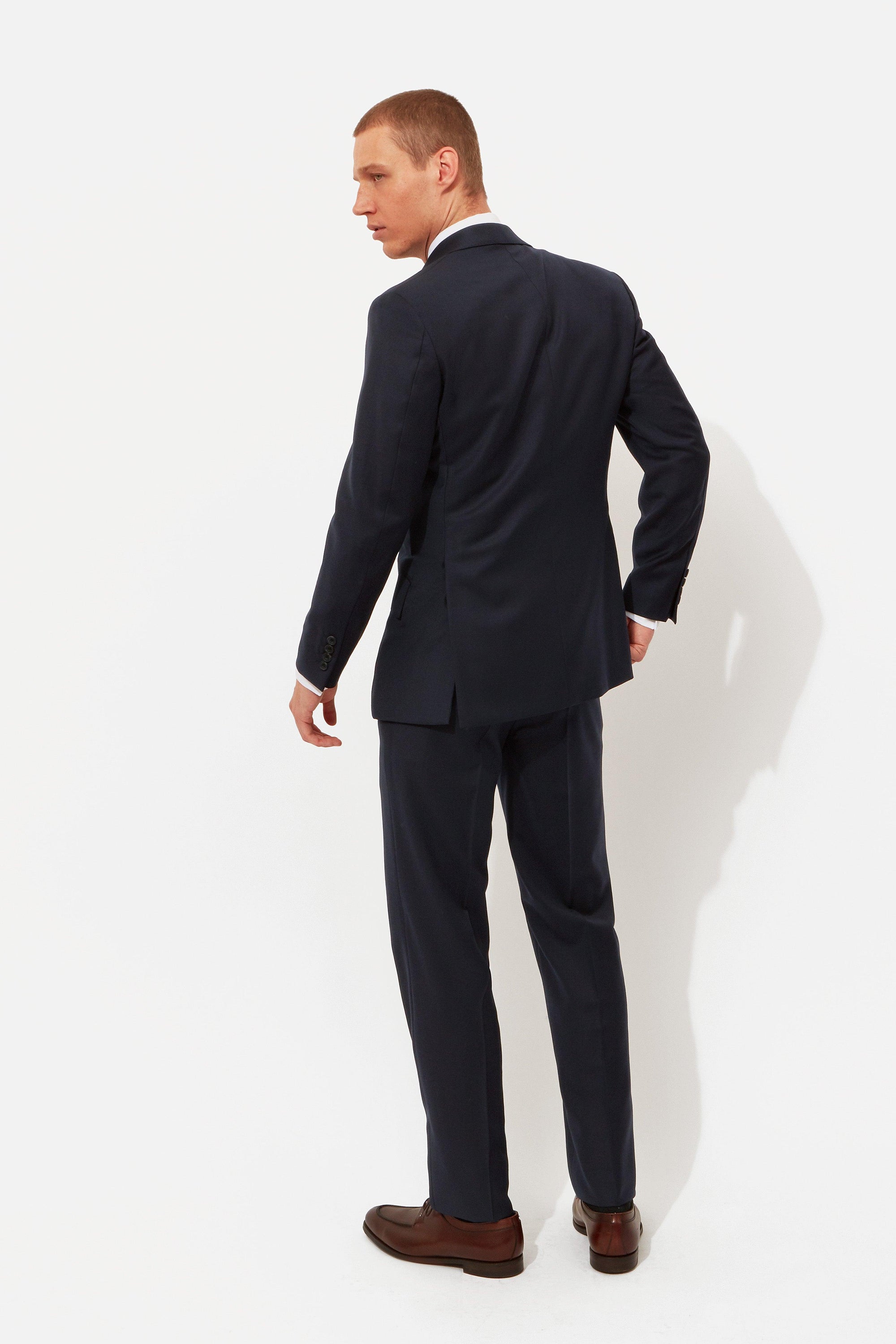 Navy Twill Suit