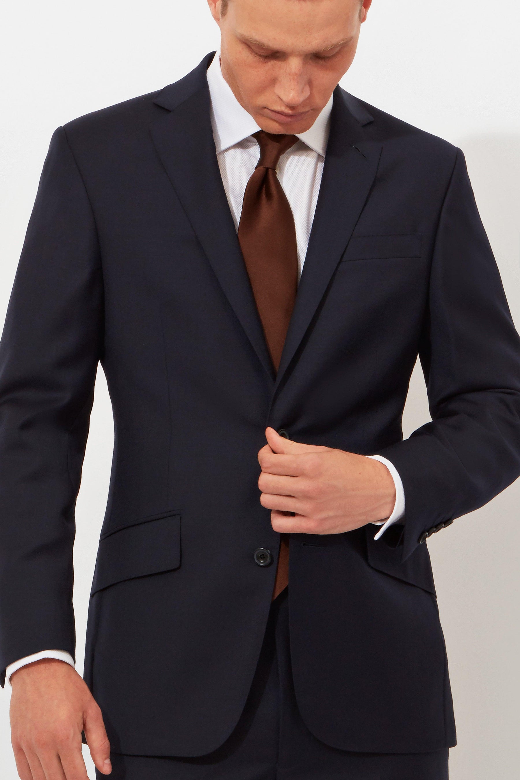 Navy Twill Suit