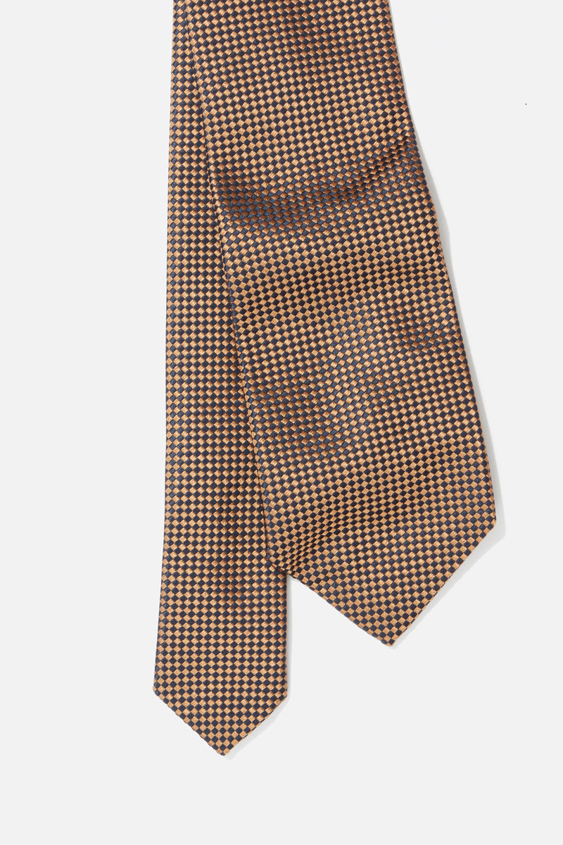 Checkerboard Silk Tie